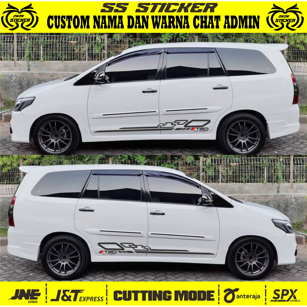 Jual Stiker Stiker Mobil Innova Calya,Sigra,grand Livina,Avanza,Xenia ...