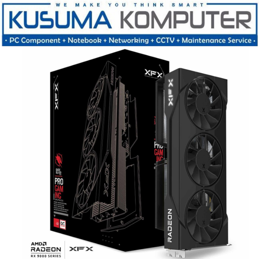 Jual XFX Swift AMD Radeon RX 9060 XT OC Triple Fan Gaming Edition 16GB ...