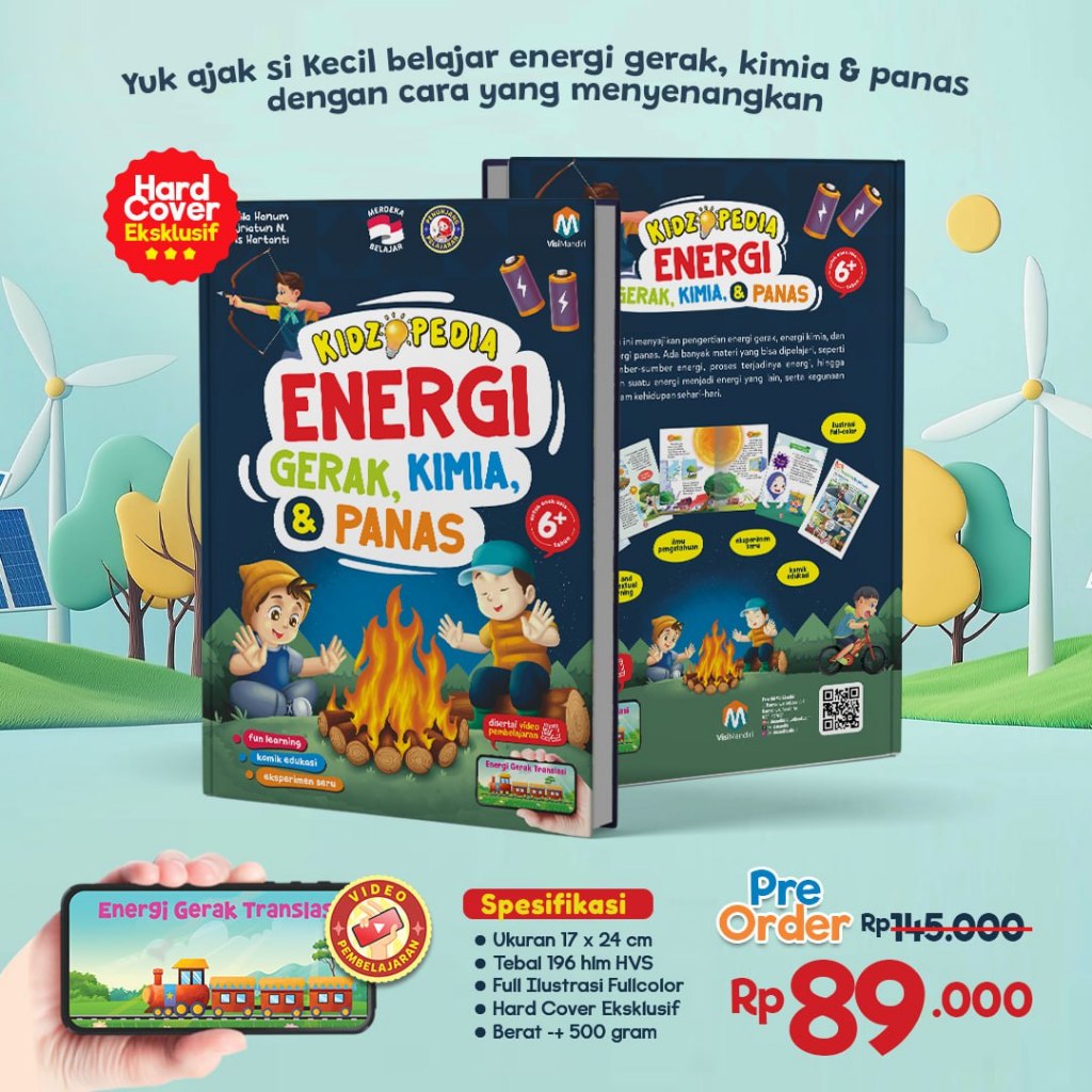 Jual (HIZLI) Kidzopedia Energi Gerak Kimia Panas Hard Cover Buku Ensiklopedia Sains Pengetahuan ...