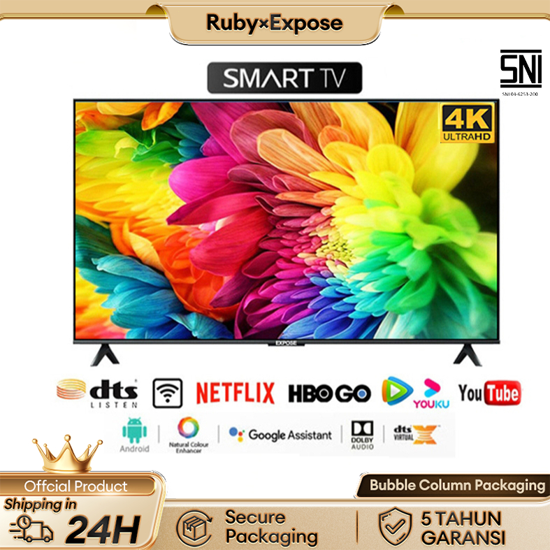 Jual Smart TV 32 Inch Android TV LED 4K UHD DVB WIFI Netflix/Youtube/Google Play Dolby Audio ...