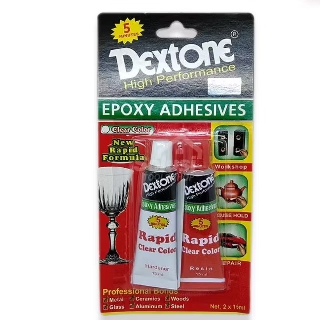 Jual DEXTONE Epoxy Adhesive 5 Minute Rapid | | Shopee Indonesia
