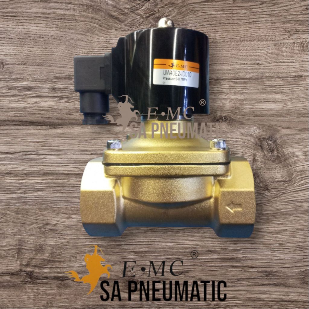 Jual Selenoid Valve Pneumatic E-MC 2 WAY 1 1/2" UW-40 AC 220 | Shopee ...