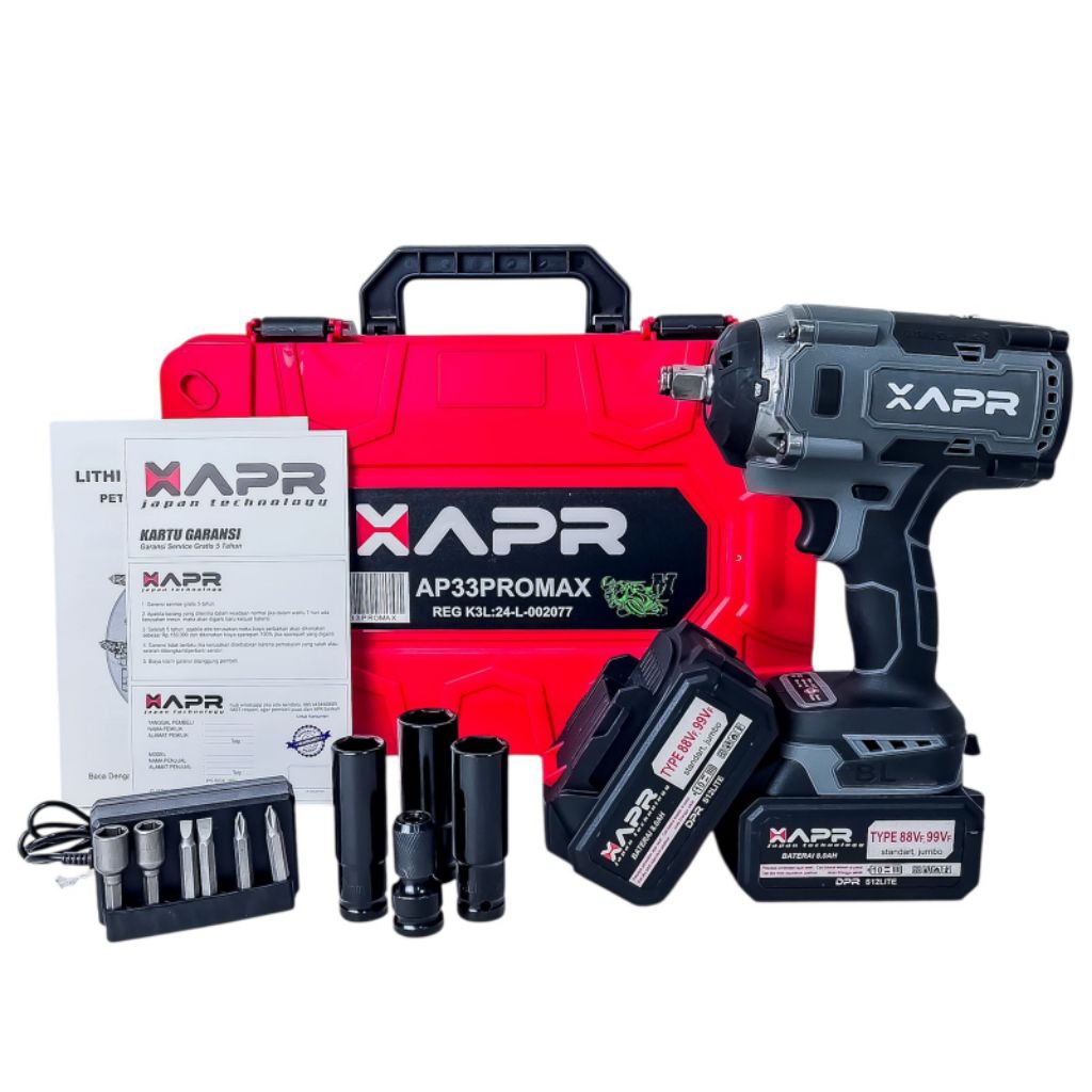 Jual RAJA impact wrench APR jumbo PROMAX AP33 GP edition 1850nm 1/2inch ...