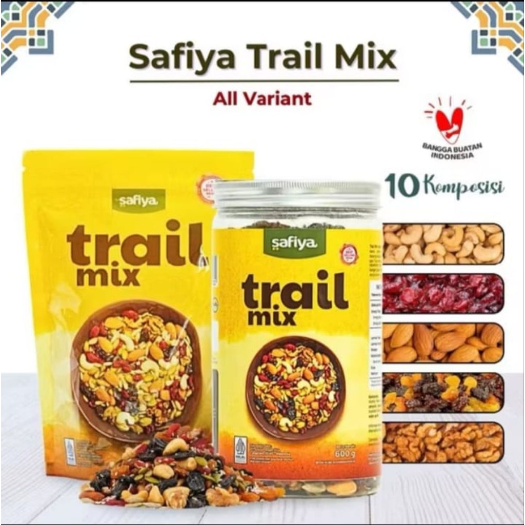 Jual TRAIL MIX ORIGINAL DRIED FRUIT ROASTED || TRAIL MIX KAYA NUTRISI ...