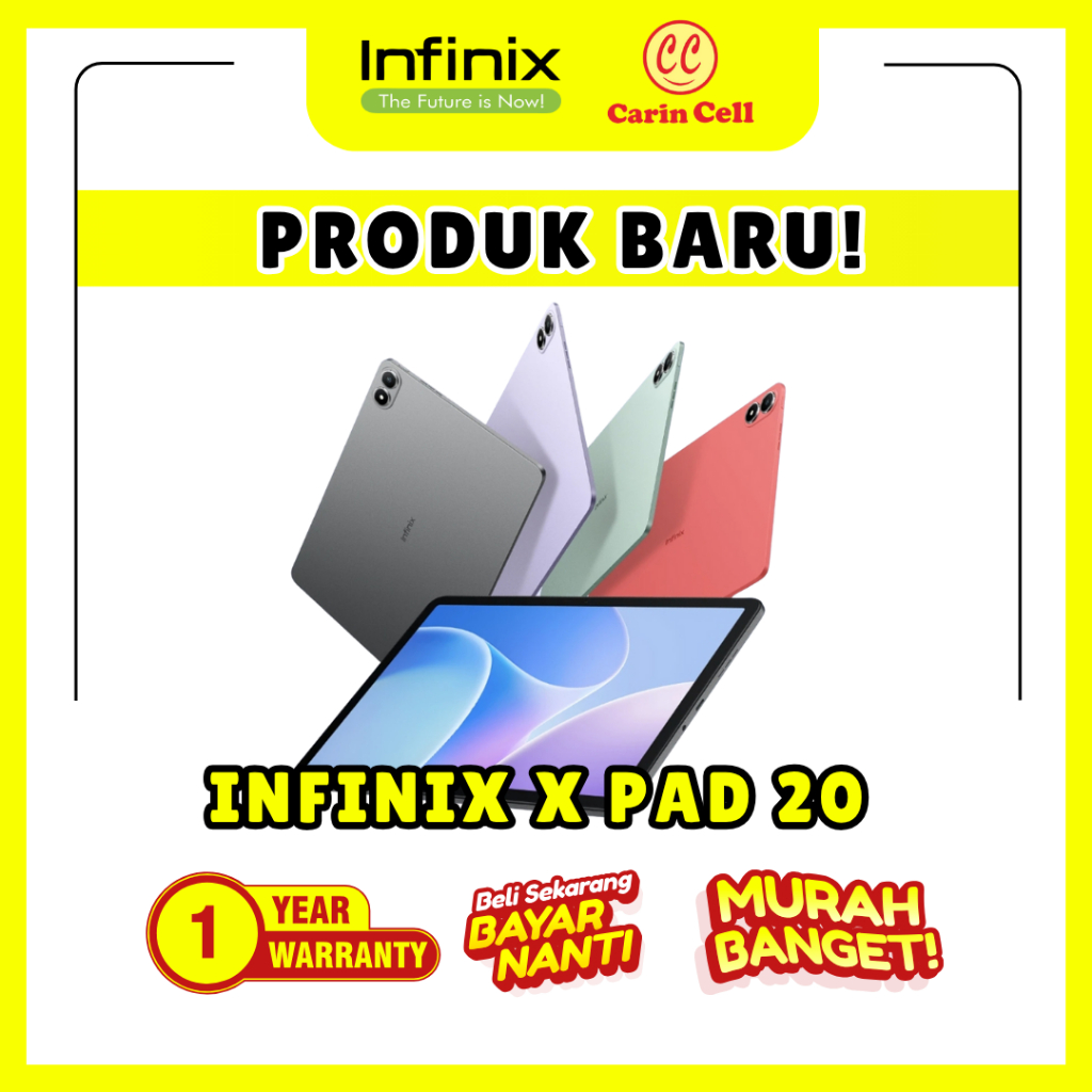 Jual INFINIX X PAD 20 8/256 4G BONUS BOOKCOVER | Shopee Indonesia