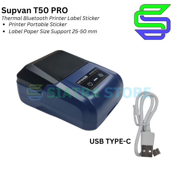 Jual Thermal Printer Label Sticker & Cable Label T50 Pro | Thermal ...