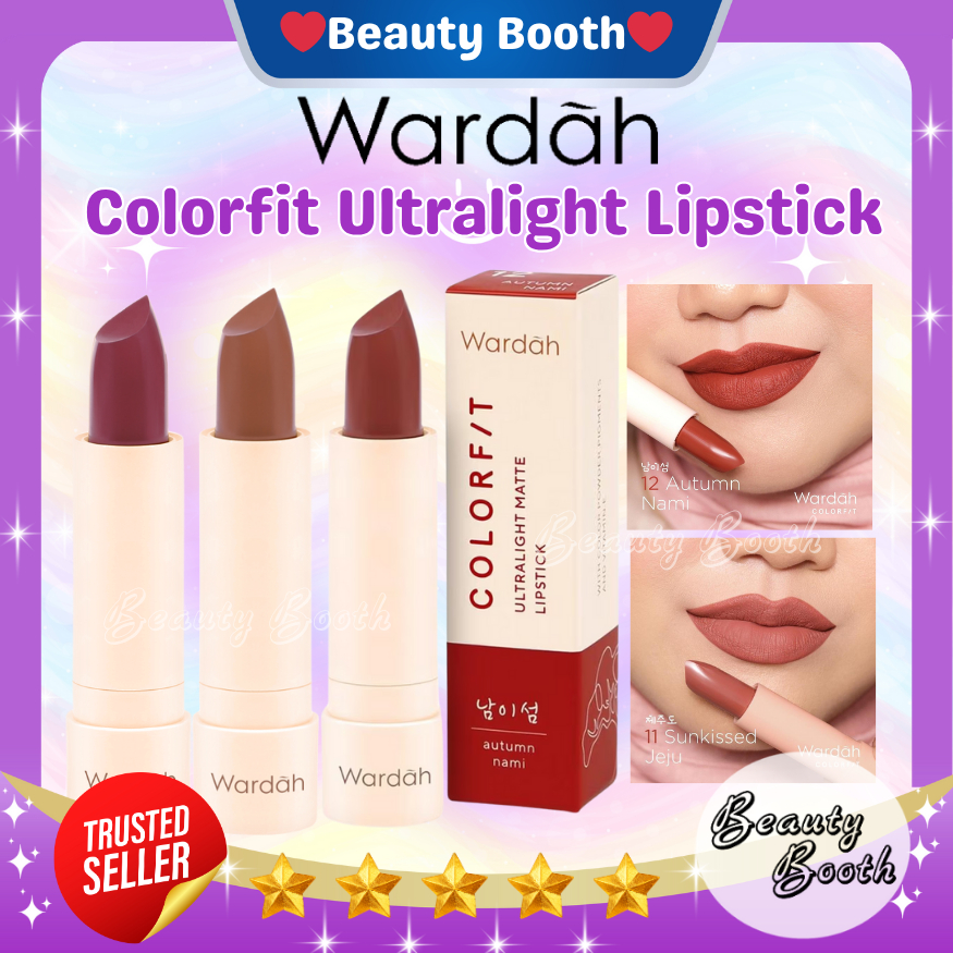 Jual WARDAH Colorfit ULTRALIGHT Matte Lipstick - Beauty Booth ...