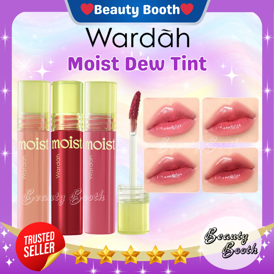 Jual WARDAH Moist Dew Tint 3g| Liptint - Beauty Booth Beautybooth | Shopee Indonesia