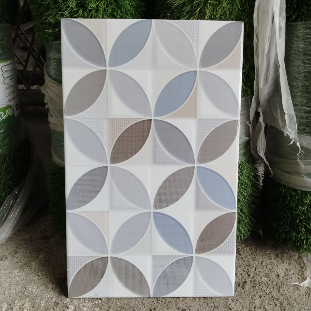 Jual KERAMIK 25X40 GLOSSY MOTIF BATIK BUNGA | Shopee Indonesia