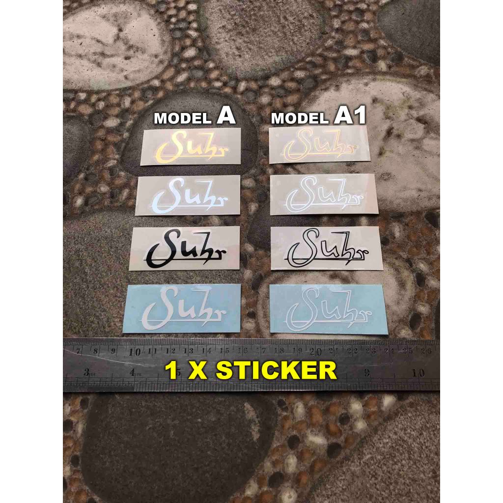 Jual Gitar Suhr Headstock Sticker Tempel Guitar Elektrik Not Decal ...