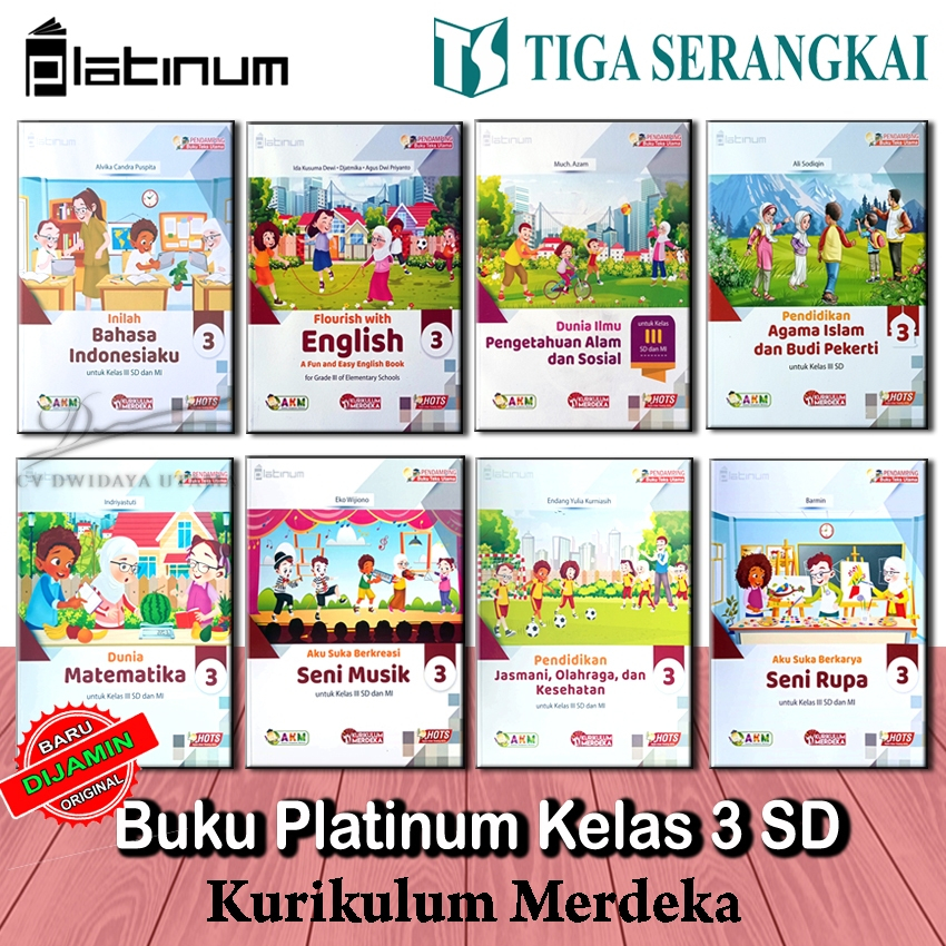 Jual Buku Platinum - Tiga Serangkai - SD Kelas 3 - Kurikulum Merdeka | Shopee Indonesia