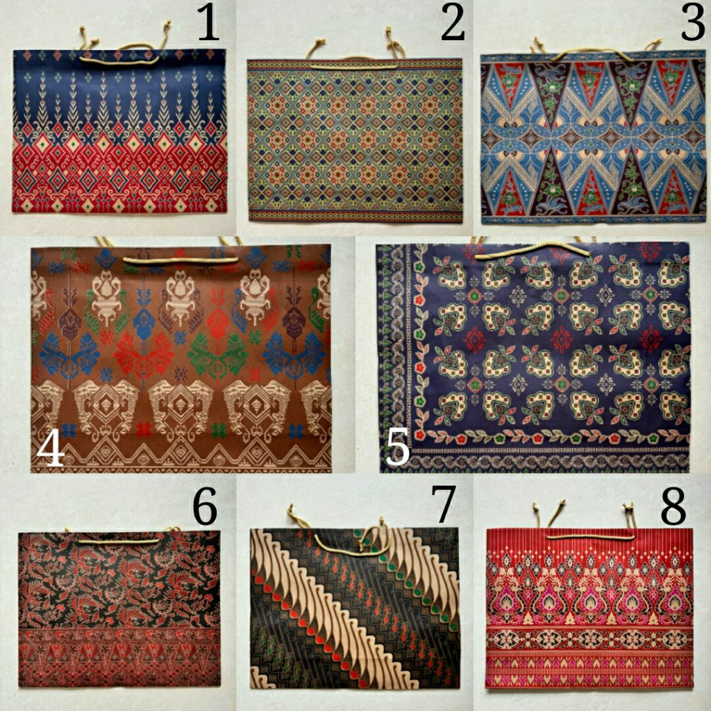 Jual Paperbag Batik XL Besar Samson Doff Landscape / Paperbag Batik ...