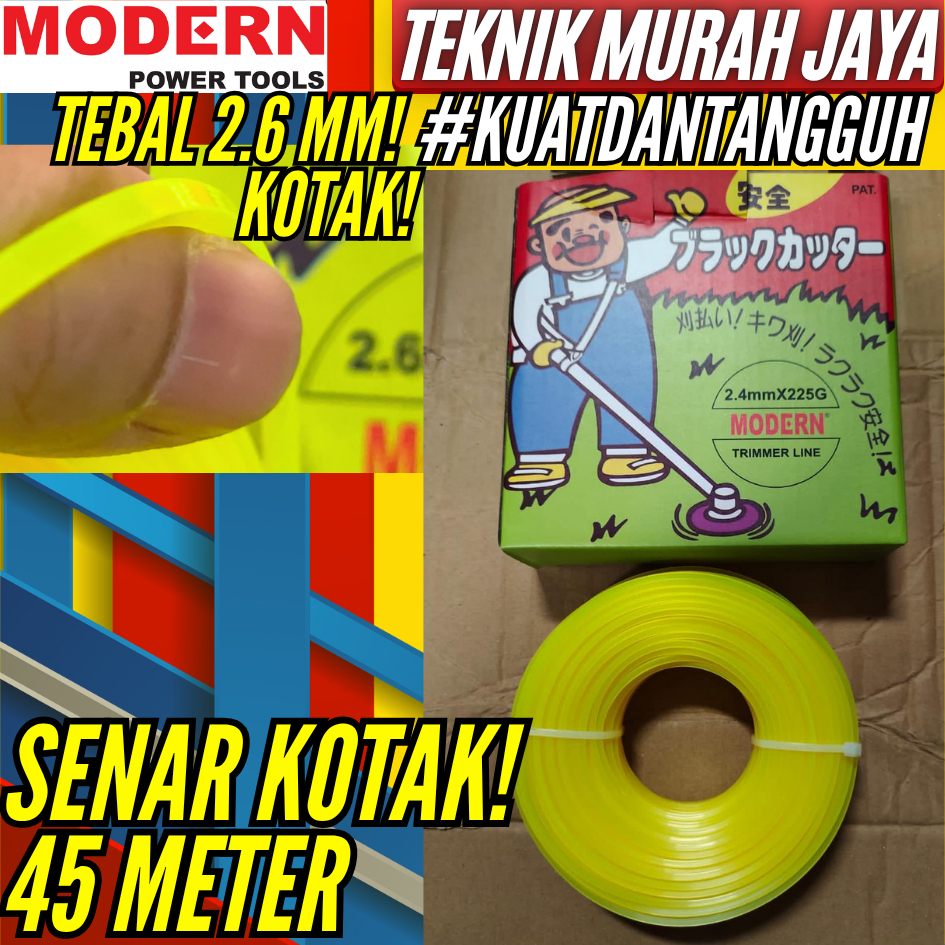 Jual MODERN Senar Mesin Potong Rumput Grass Weed Trimmer Line Kotak ...