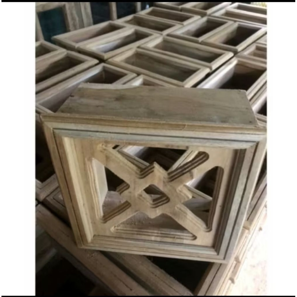 Jual loster kayu jati kotak harga promo ukuran 23x23x10 | Shopee Indonesia