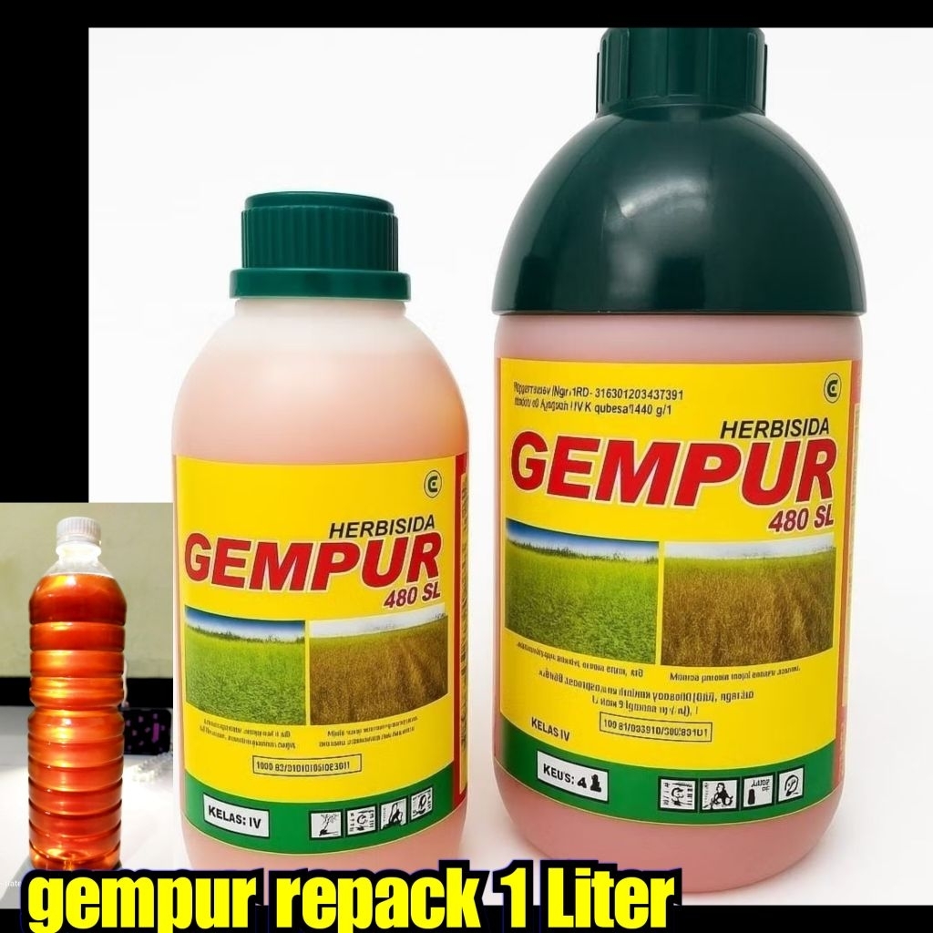 Jual obat rumput gempur 480sl.repack 1liter.efektif membasmi rumput ...