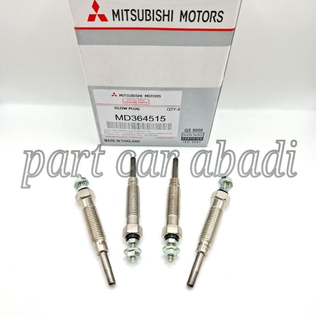 Jual Busi Pemanas Pijar Glow Plug Heater 1Set/4Pc Mitsubishi L300 L200 ...