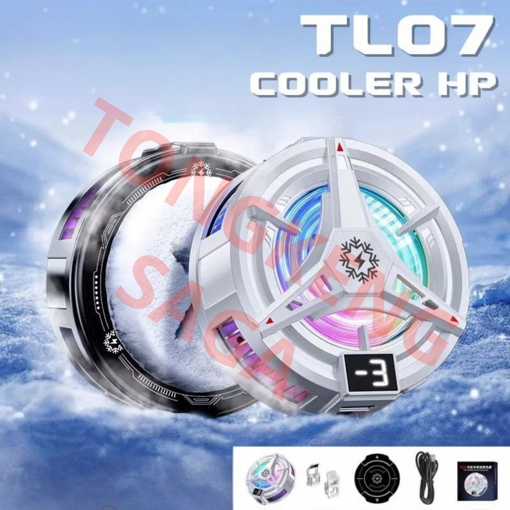 Jual Fan Cooler Hp TL07 Gaming Cooler Magnetic RGB Light Heatsink Pendingin Hp Original ...