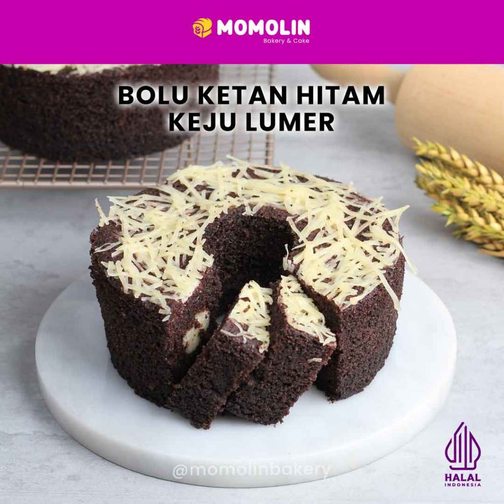 Jual Momolin Bakery - Bolu Ketan Hitam Keju Lumer Viral - Ketan Hitam x ...