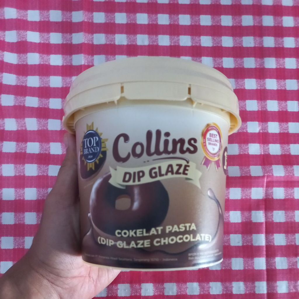 Jual Collins Dip Glaze Cokelat 1kg | Shopee Indonesia