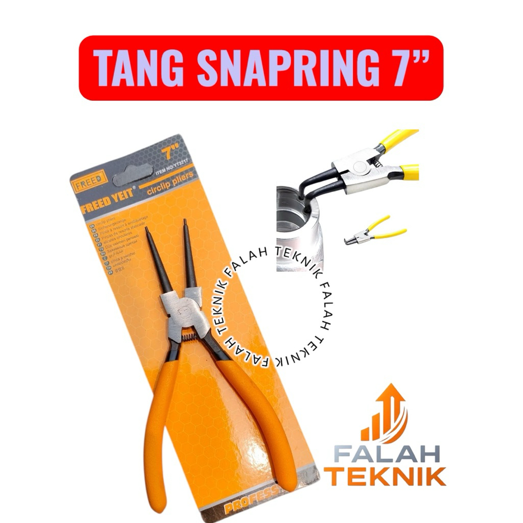 Jual Tang Snapring 7”inch Tang Circlip Lurus Buka Tutup Bengkok Buka ...
