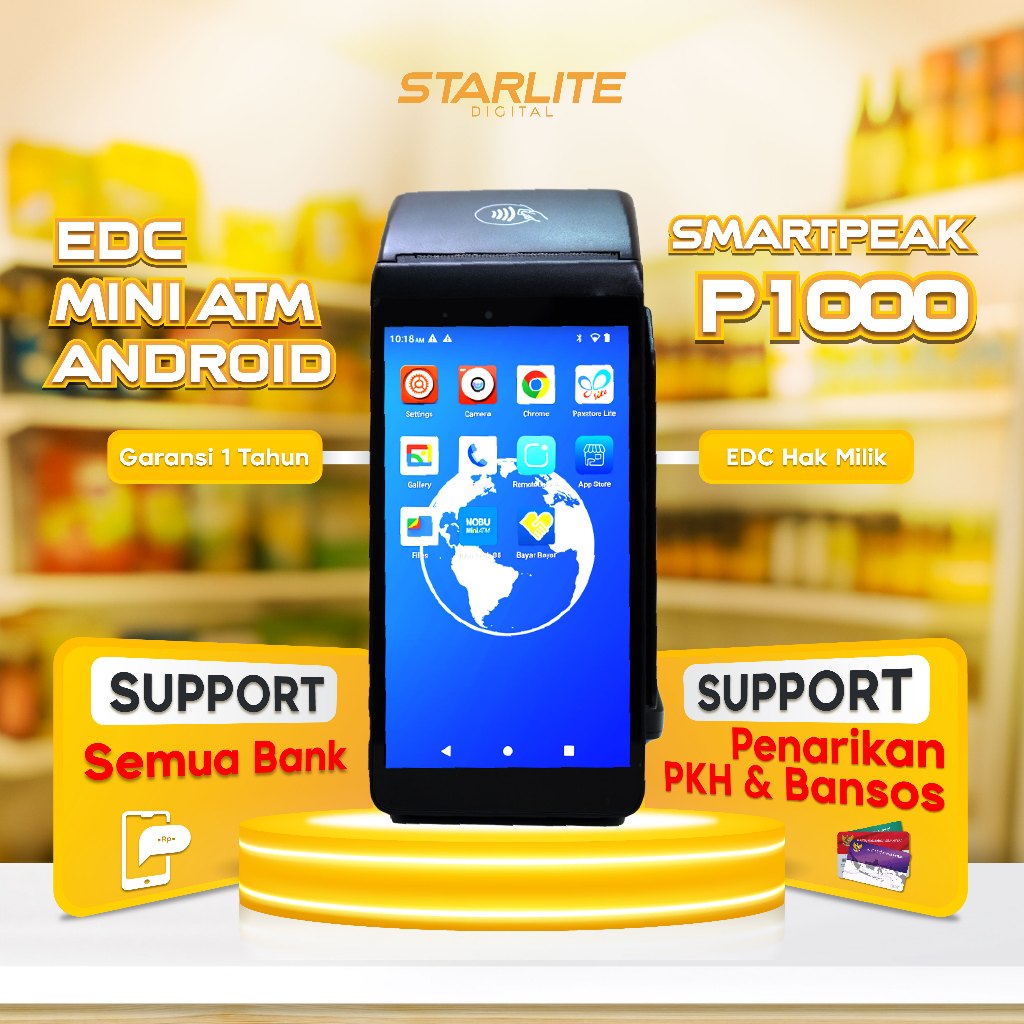 Jual Mesin EDC SmartPeak P1000 - Solusi Praktis untuk Pencairan Dana ...