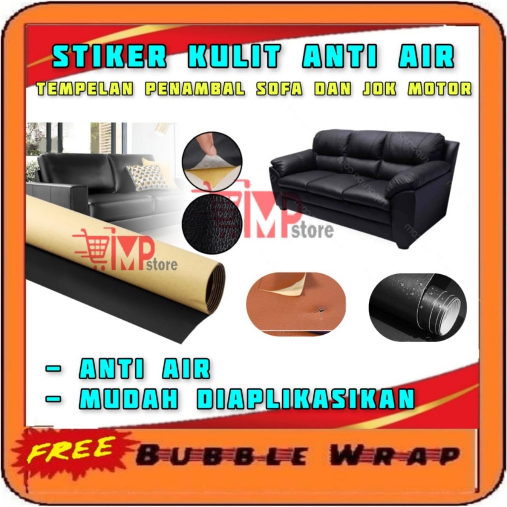 Jual Sticker Kulit Penambal Sofa Jok Motor / penambal Kulit PU Sofa bed ...