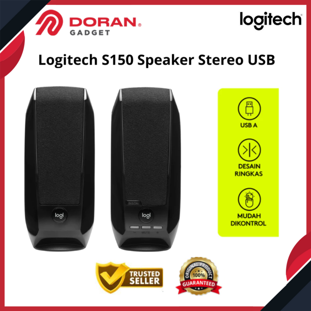 Jual Logitech S150 Speaker Stereo USB - Desain Kecil dan Ringkas untuk ...