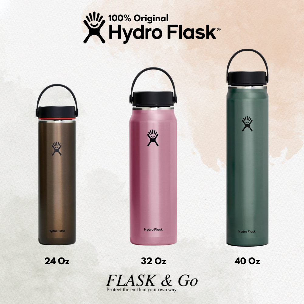 Jual Hydro Flask Lightweight Wide Flex Cap Trail Series 24, 32 & 40 Oz ...