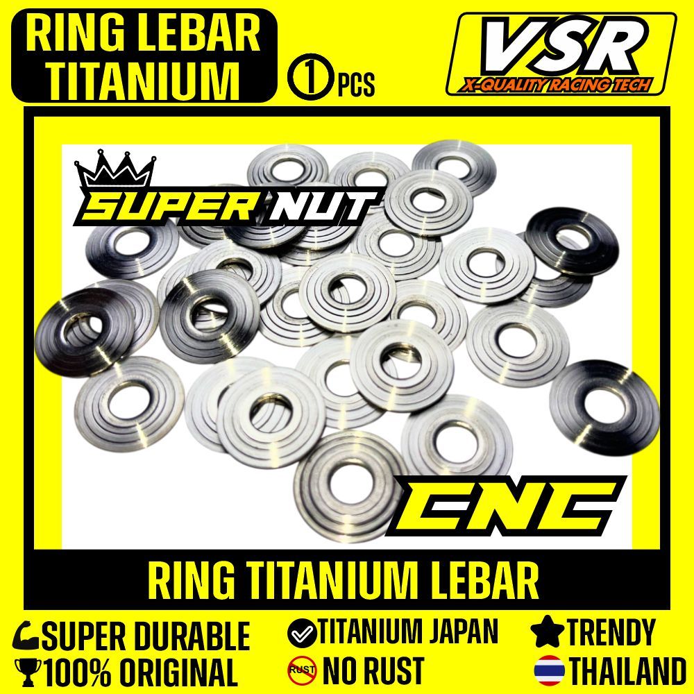 Jual PROBOLT Ring Baut 10 12 14 Lebar Titanium Ring M6 M8 M10 Lebar ...