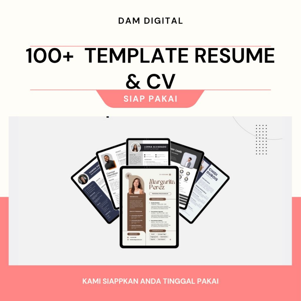 Jual Template CV/Resume Siap Pakai Canva – Desain Profesional & Cepat Dilirik HRD! | Shopee ...