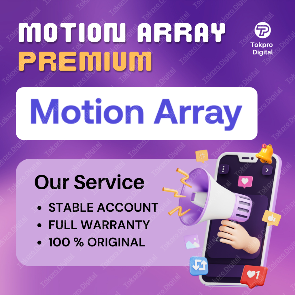 Jual Motionarray Premium 1 Bulan Motionarray Legal | Shopee Indonesia