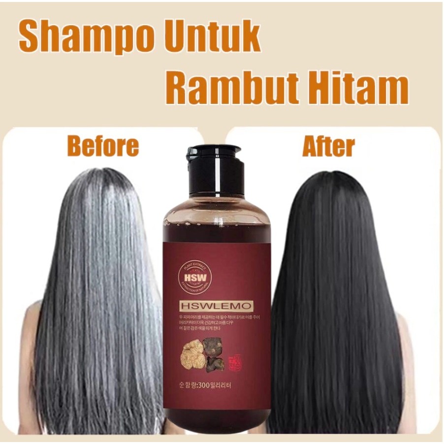 Jual Penghitam Rambut Uban Penumbuh Rambut Cepat Shampoo Anti Rontok ...