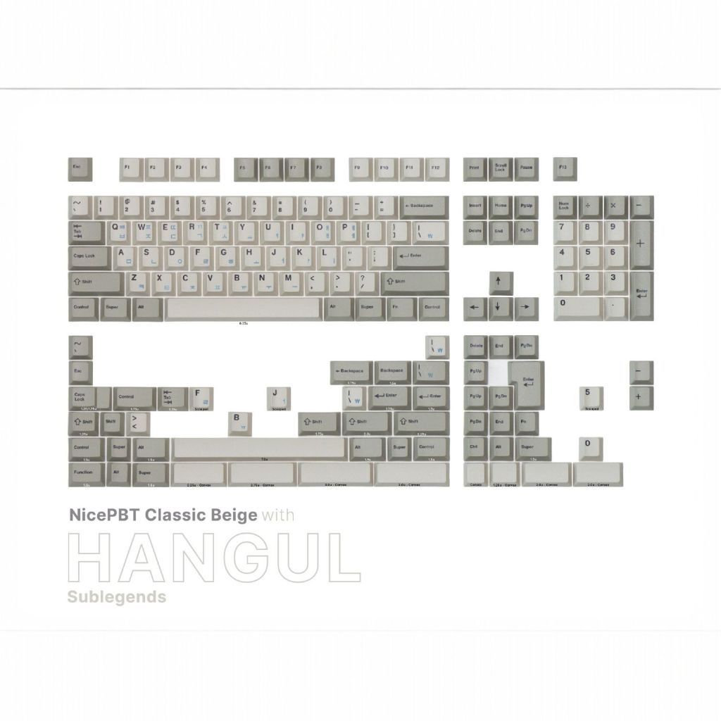 Jual Keycaps Keycap Cannoncaps CannonKeys Nicepbt NPBT Classic Beige ...