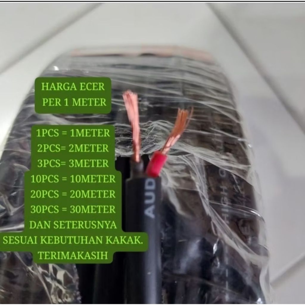 Jual PERMETER KABEL NYY/NYM HYO 2x1.5 JEVON KABEL RAMBUT HARGA METERAN ...