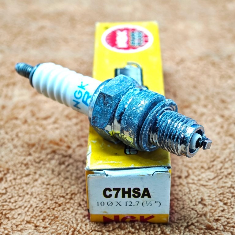 Jual TER MURAH STOK TERAKHIR BUSI NGK C7HSA drat pendek grand 4t supra ...