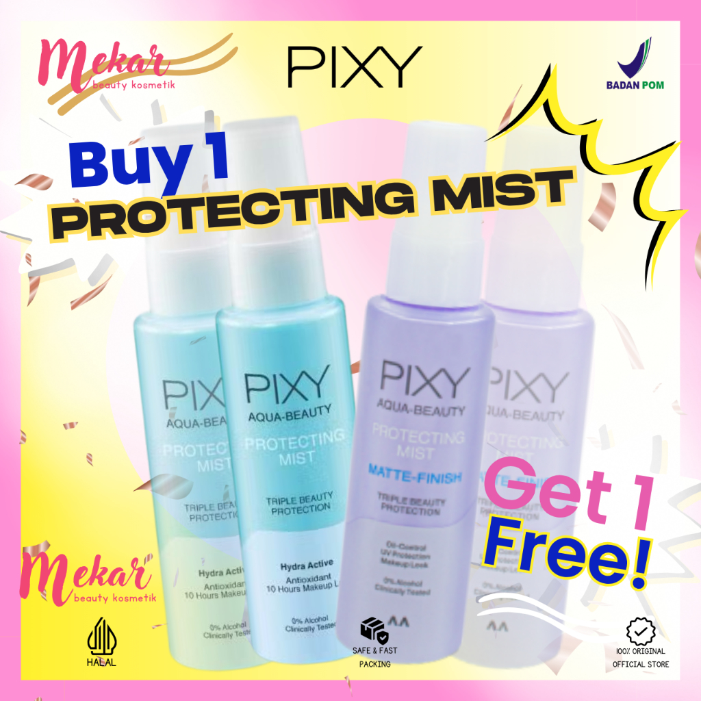 Jual PIXY BUY 1 GET 1 ! PIXY Aqua Beauty Protecting Mist 60ml FREE ...