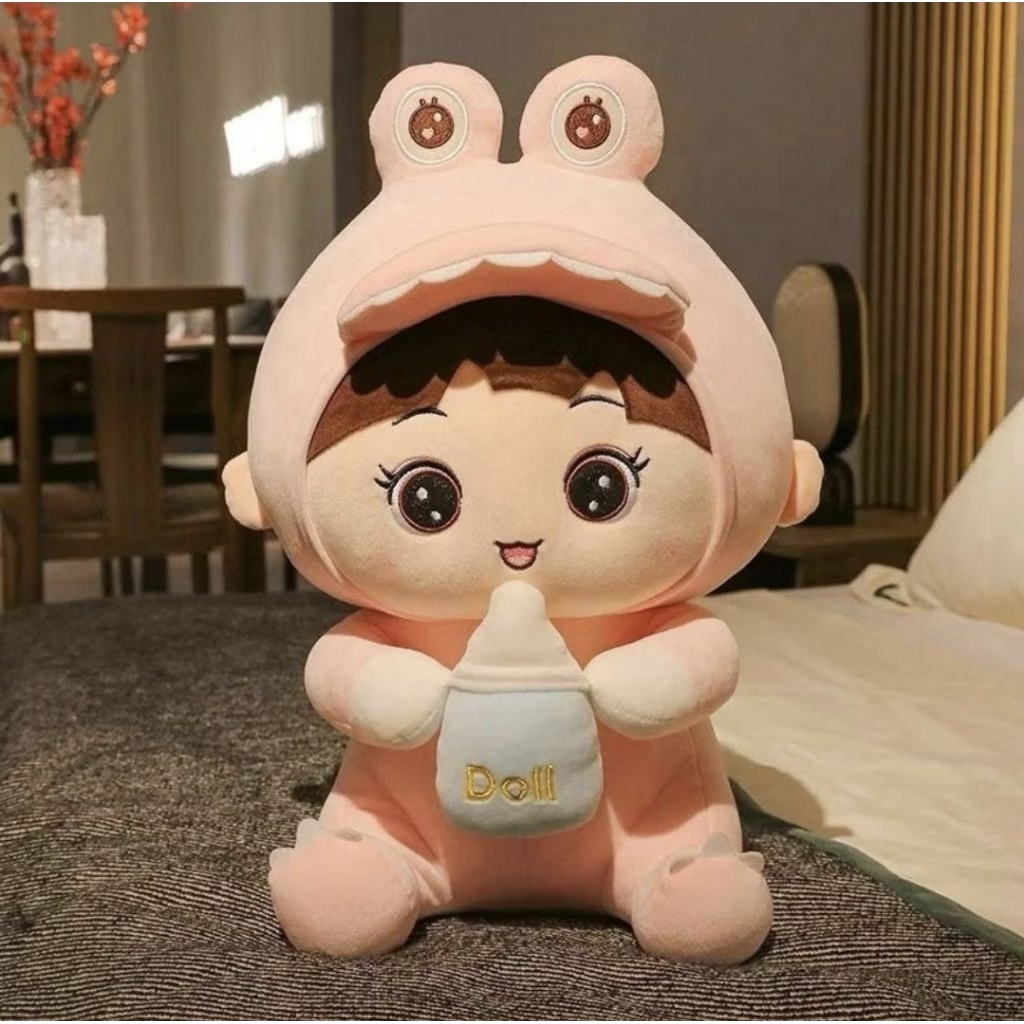 Jual BONEKA candy doll custom buaya pegang dot ukuran 30cm maenan mewah ...