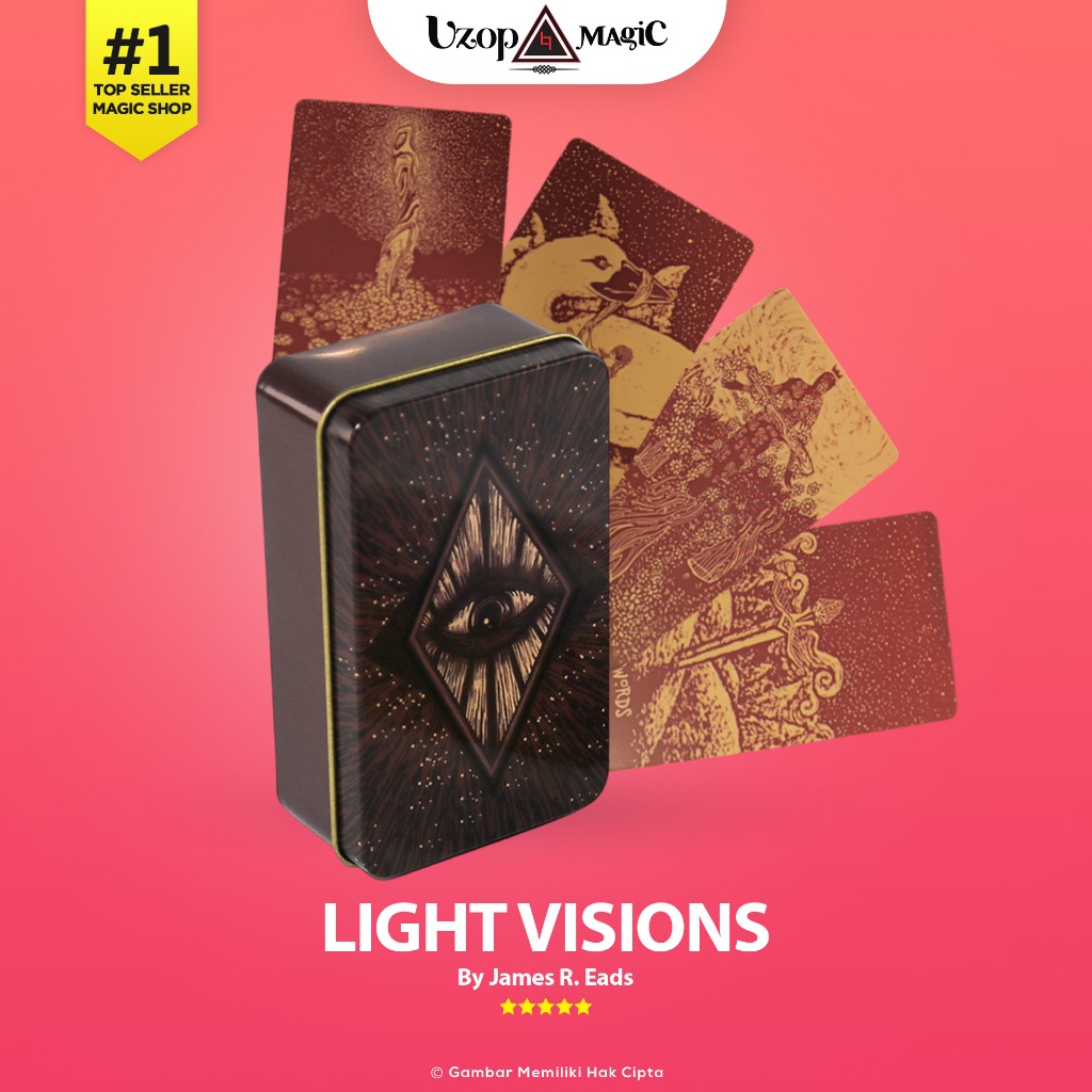 Jual Kartu Tarot Light Vision Kotak Besi Tarot Reading - Uzop Magic ...