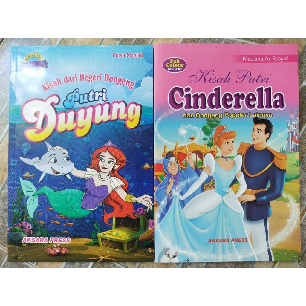 Jual Buku Kisah Dongeng Putri Duyung dan Cinderella| ap | Shopee Indonesia