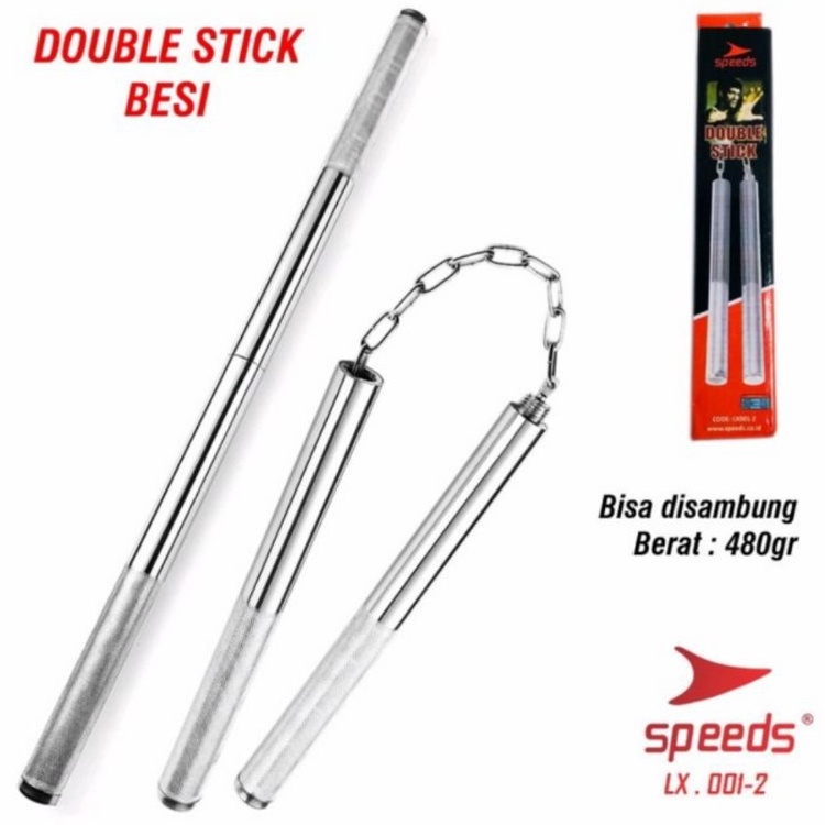 Jual Trend Nunchaku Double Stick Besi Wannafit Tongkat Beladiri Karate ...