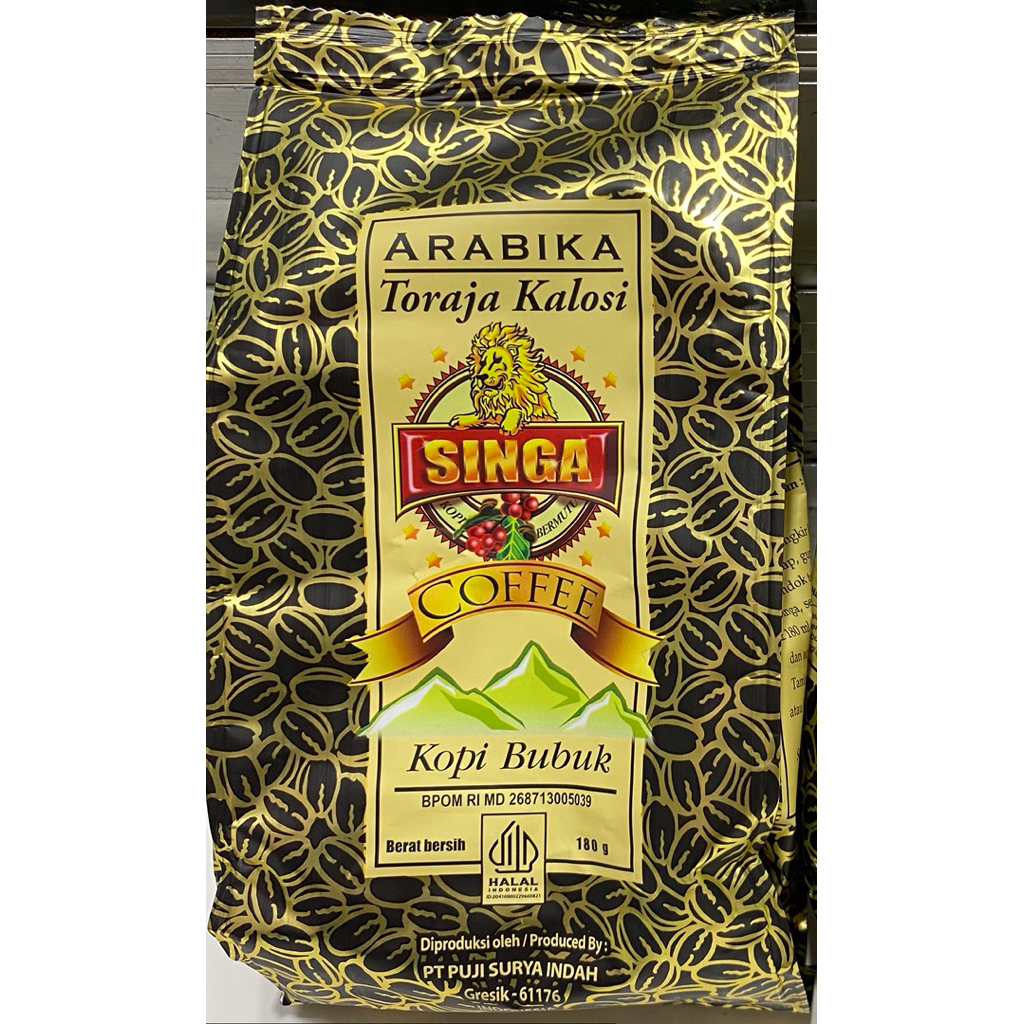 Jual Kopi Singa Arabika Toraja Kalosi 180gr | Shopee Indonesia