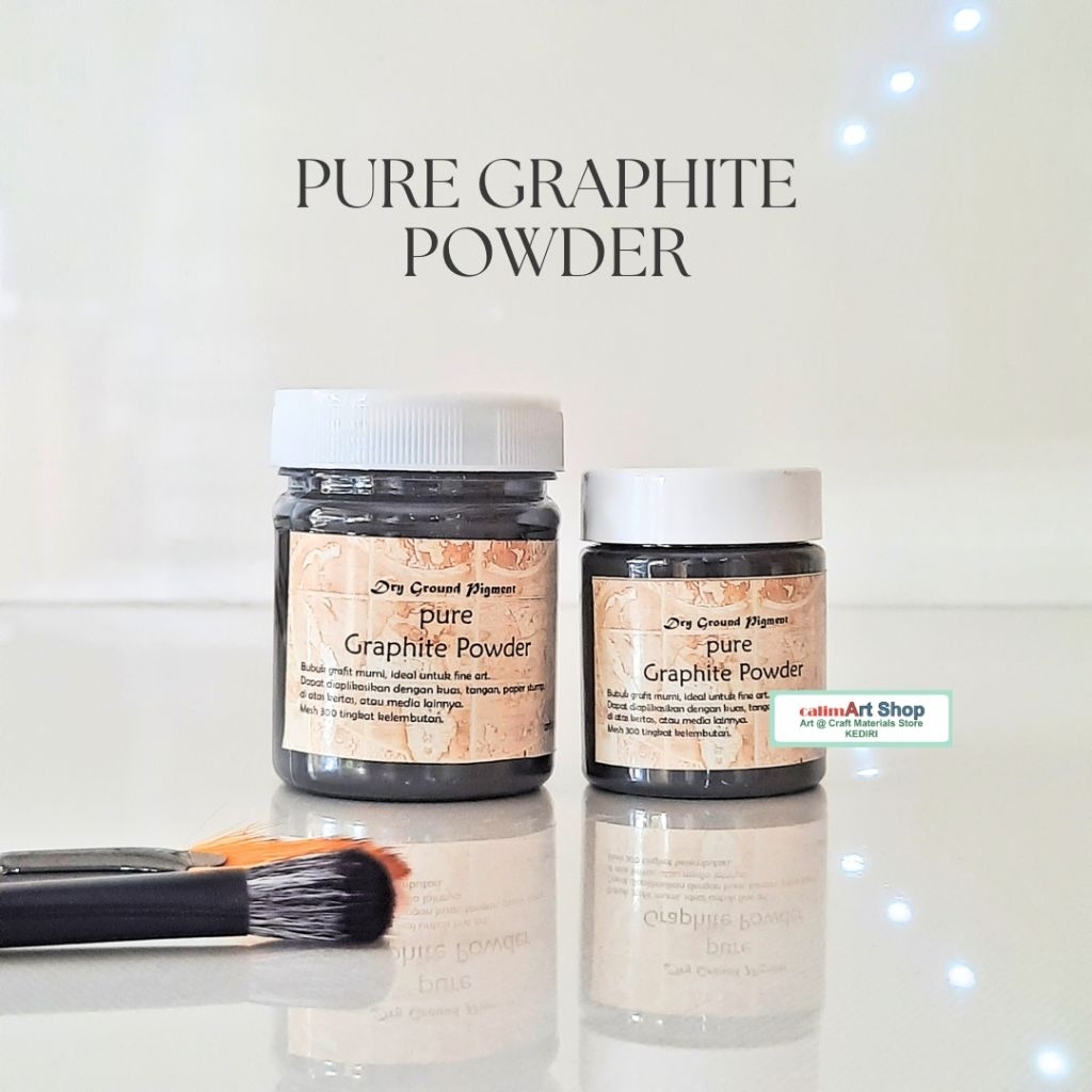 Jual Pure Graphite Powder I Powder Sketsa Graphite | Shopee Indonesia