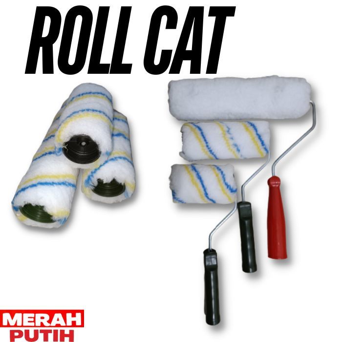 Jual Paket Cat Kuas Roll Cat Refill Bulu Roll | Shopee Indonesia