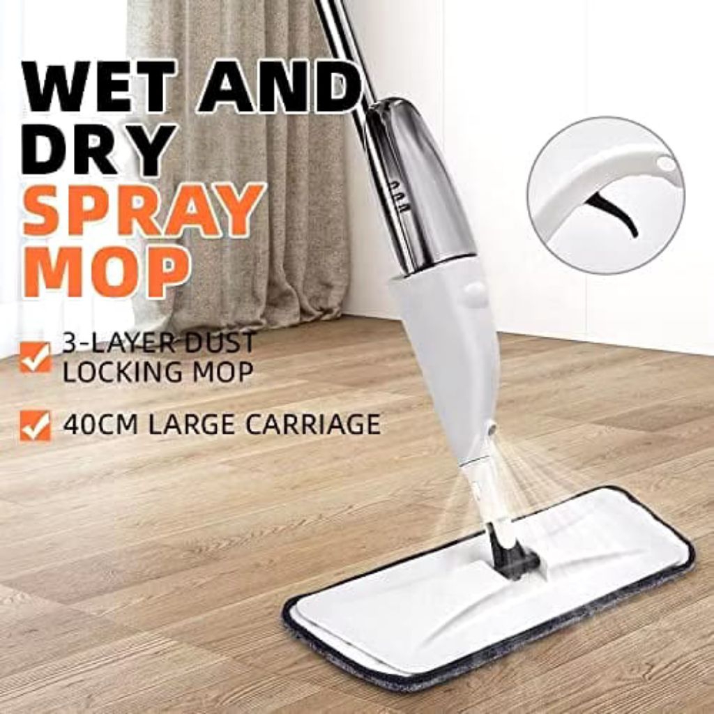Jual Alat Pel Lantai Water Spray Mop Automatic Water Tank Alat Pel ...