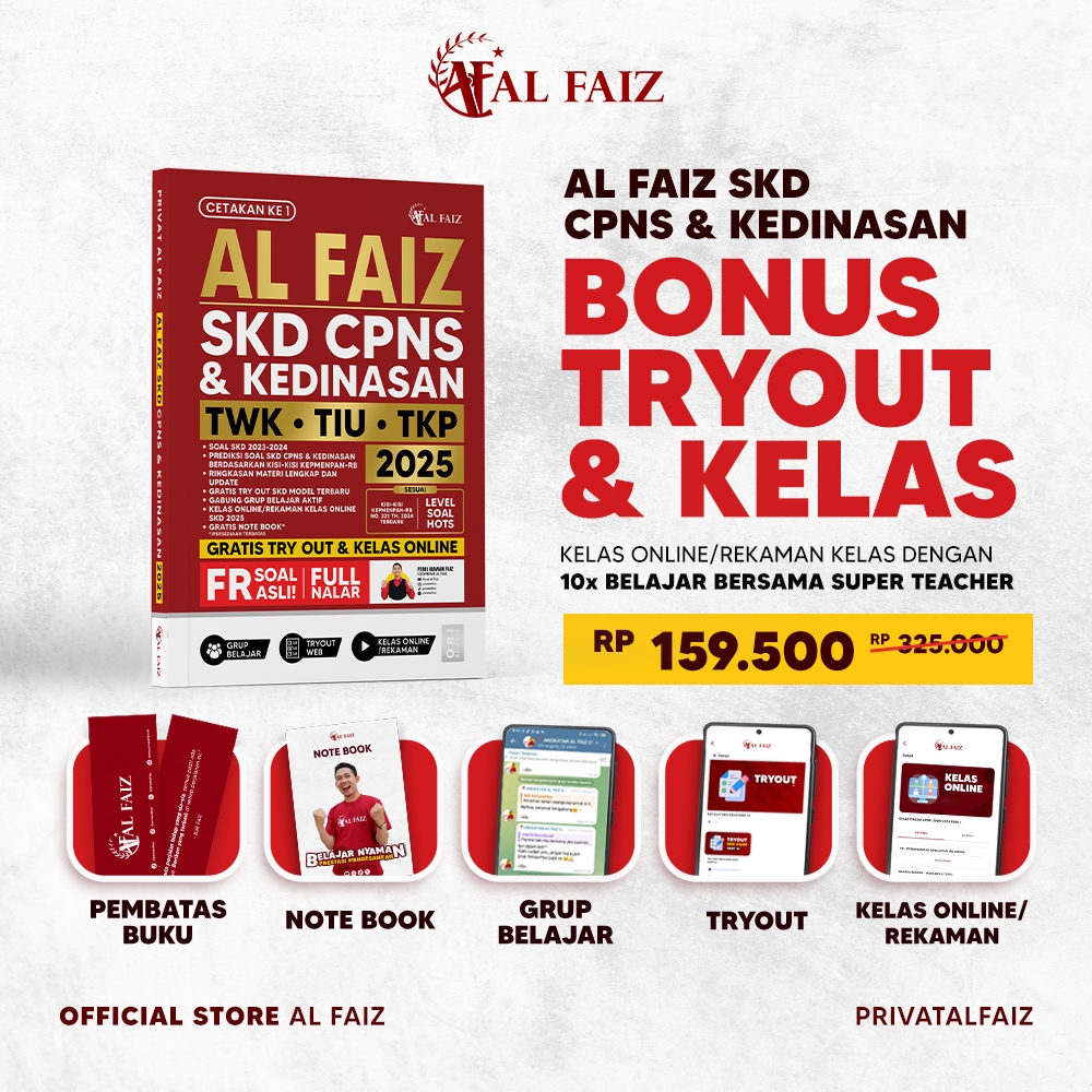Jual Buku SKD CPNS & KEDINASAN AL FAIZ 2025 | Shopee Indonesia