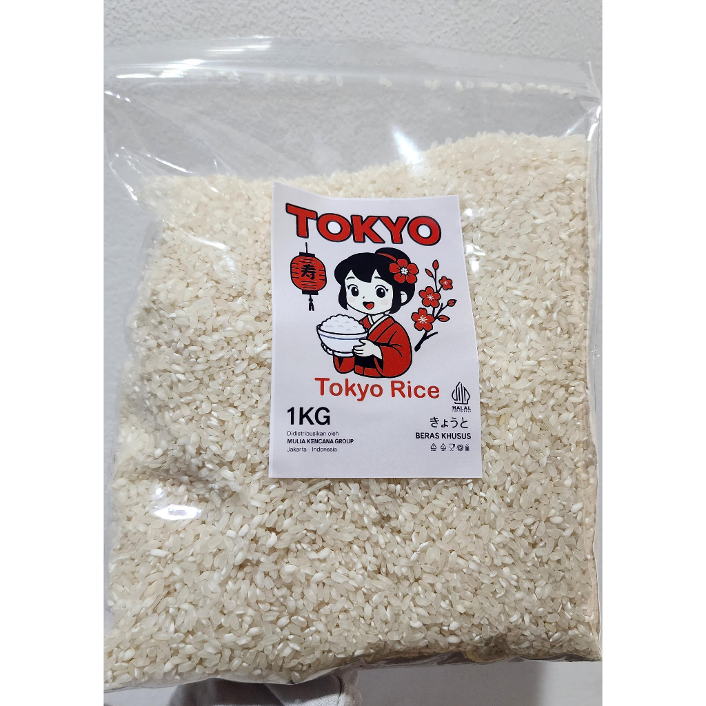 Jual BERAS JEPANG 1 KG TOKYO JAPONICA LOCAL PREMIUM / BERAS LOCAL NO 1 ...