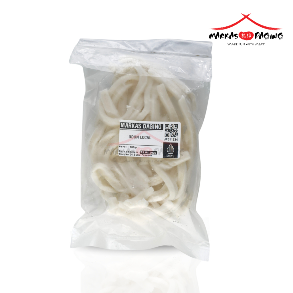 Jual UDON LOCAL 100gr | HALAL Frozen Udon Noodle - Markasdaging ...
