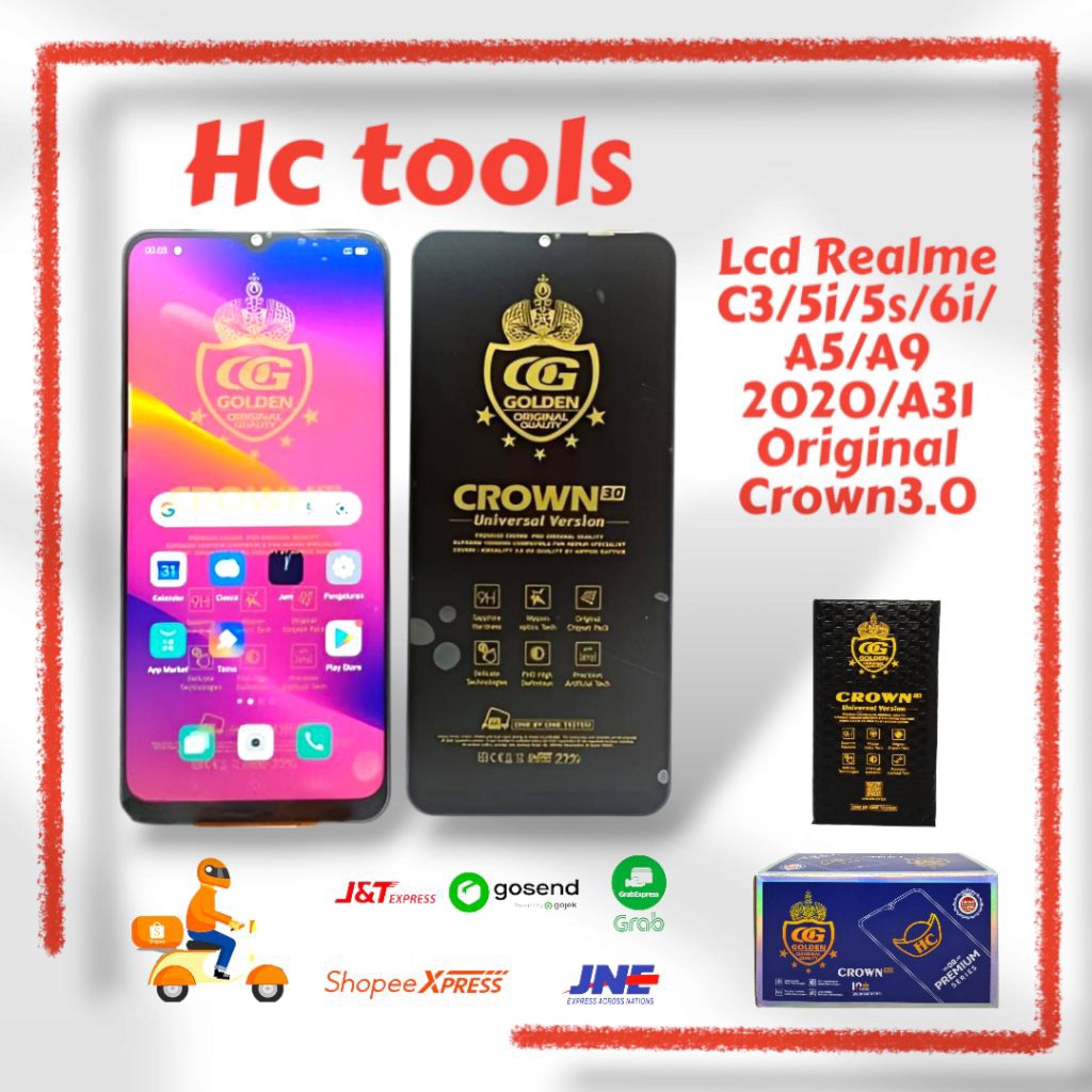 Jual LCD TOUCHSCREEN REALME C3/5/5i/5S/6i/OP A5 2020/A9 2020/A31/A11X ...
