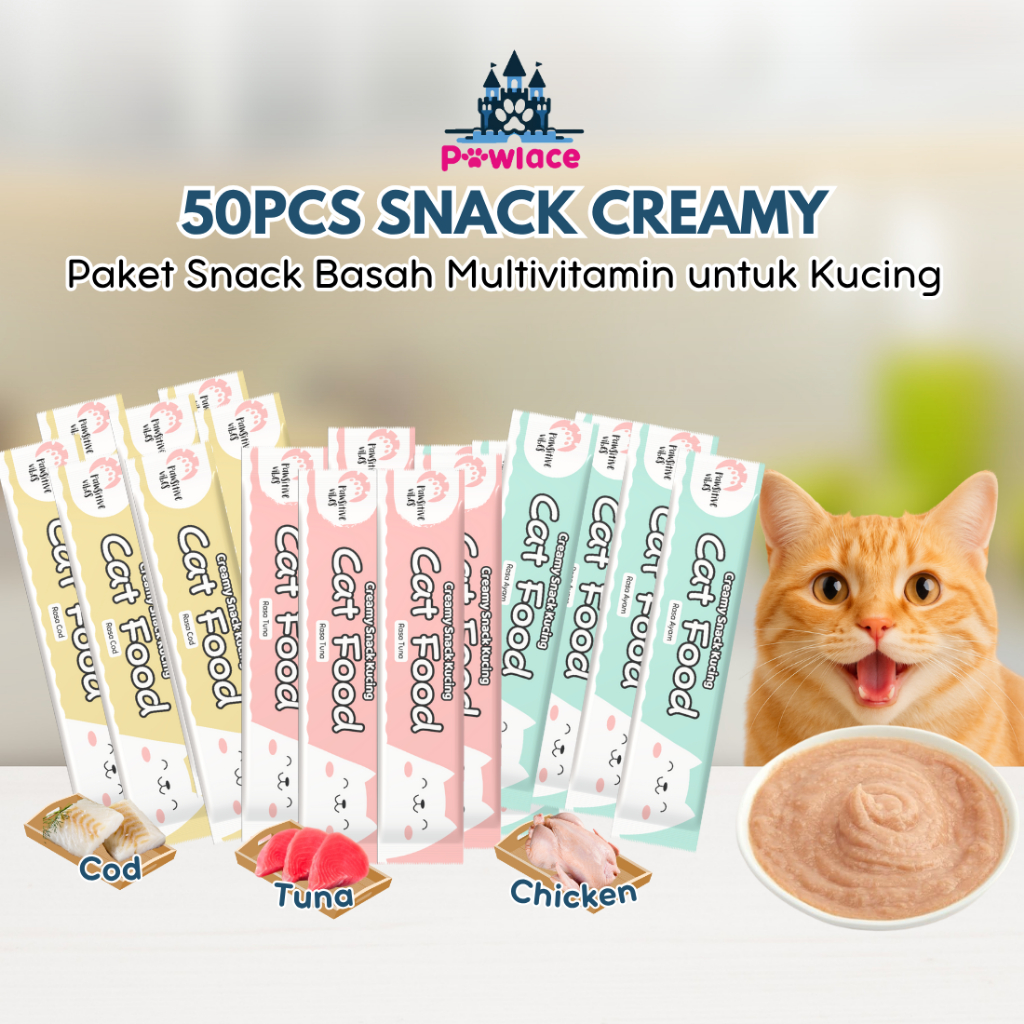 Jual Paket 50pc Creamy Treats 100% Daging Asli Snack Hewan Peliharaan ...