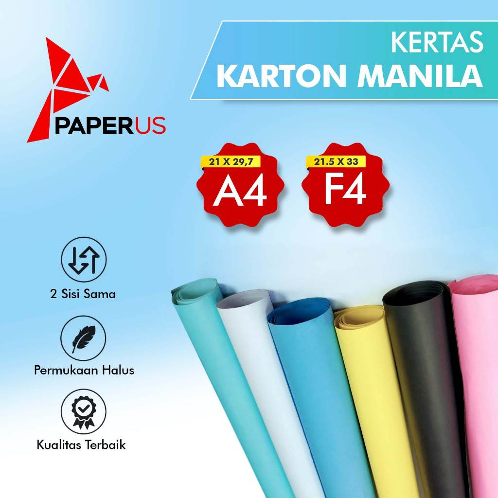Jual Karton Manila A4 & F4 | Kertas Manila Folio | Shopee Indonesia